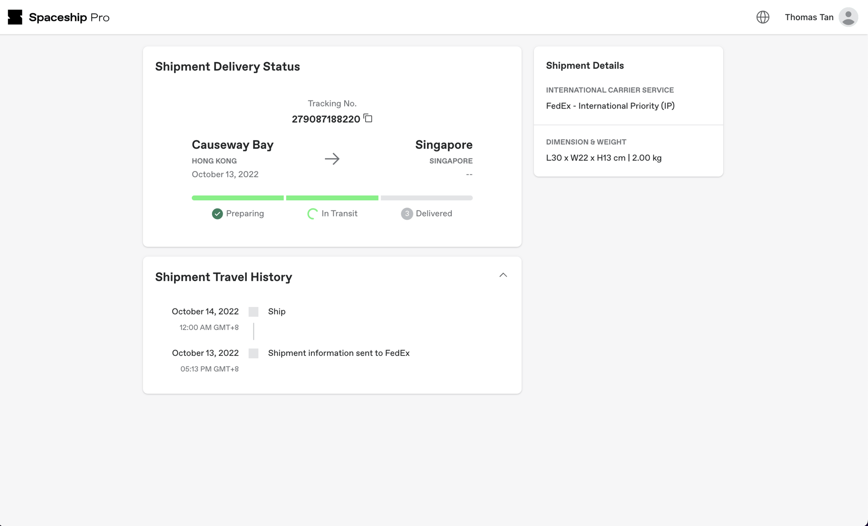 Shipments - Tracking Your Shipments